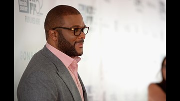 Tyler Perry parks blue car outside his studio as reminder of how he ...