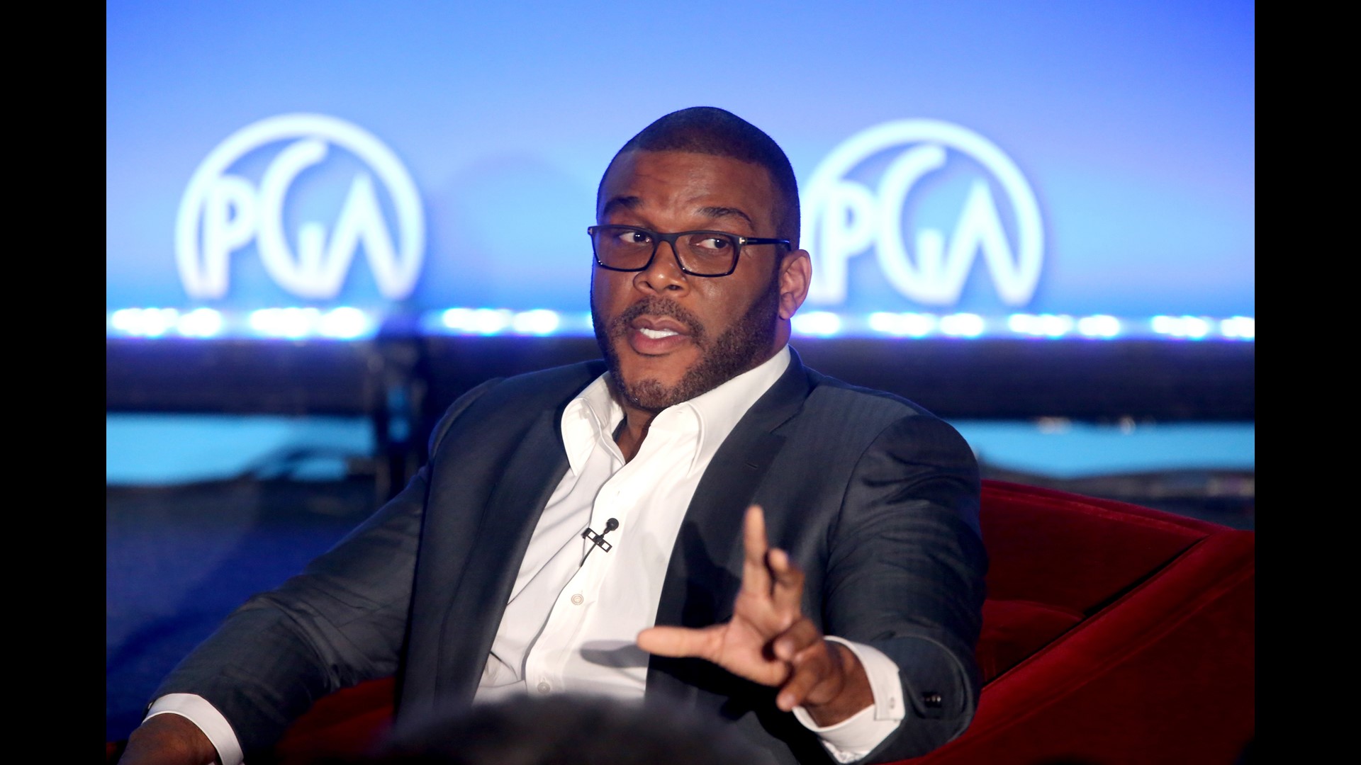 Tyler Perry parks blue car outside his studio as reminder of how he ...