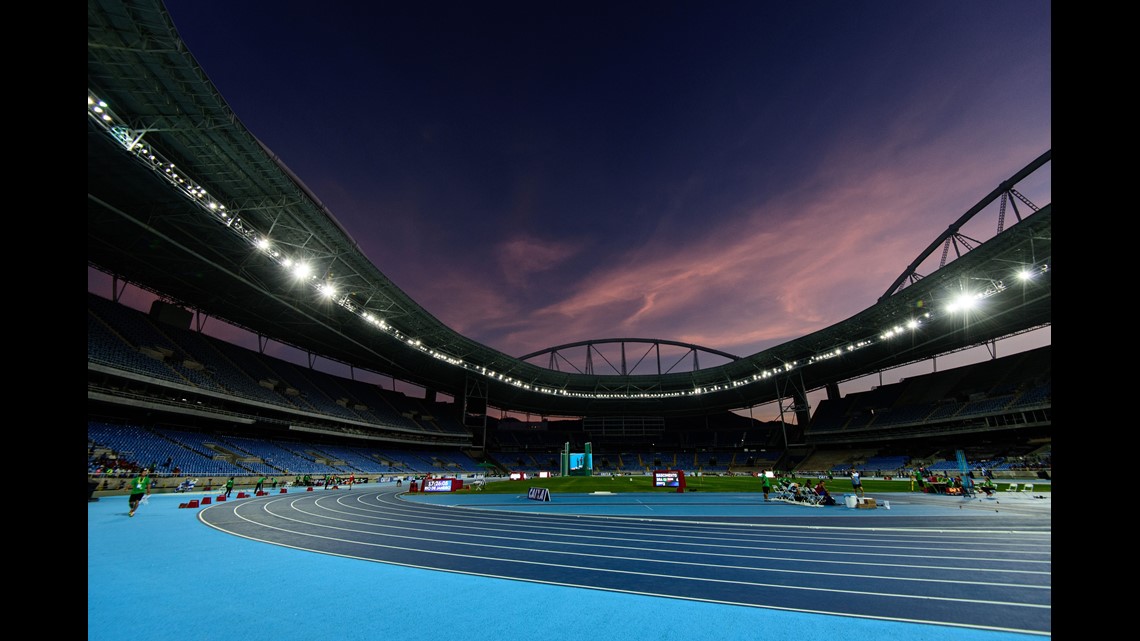 Why is the Olympic track blue? | 11alive.com