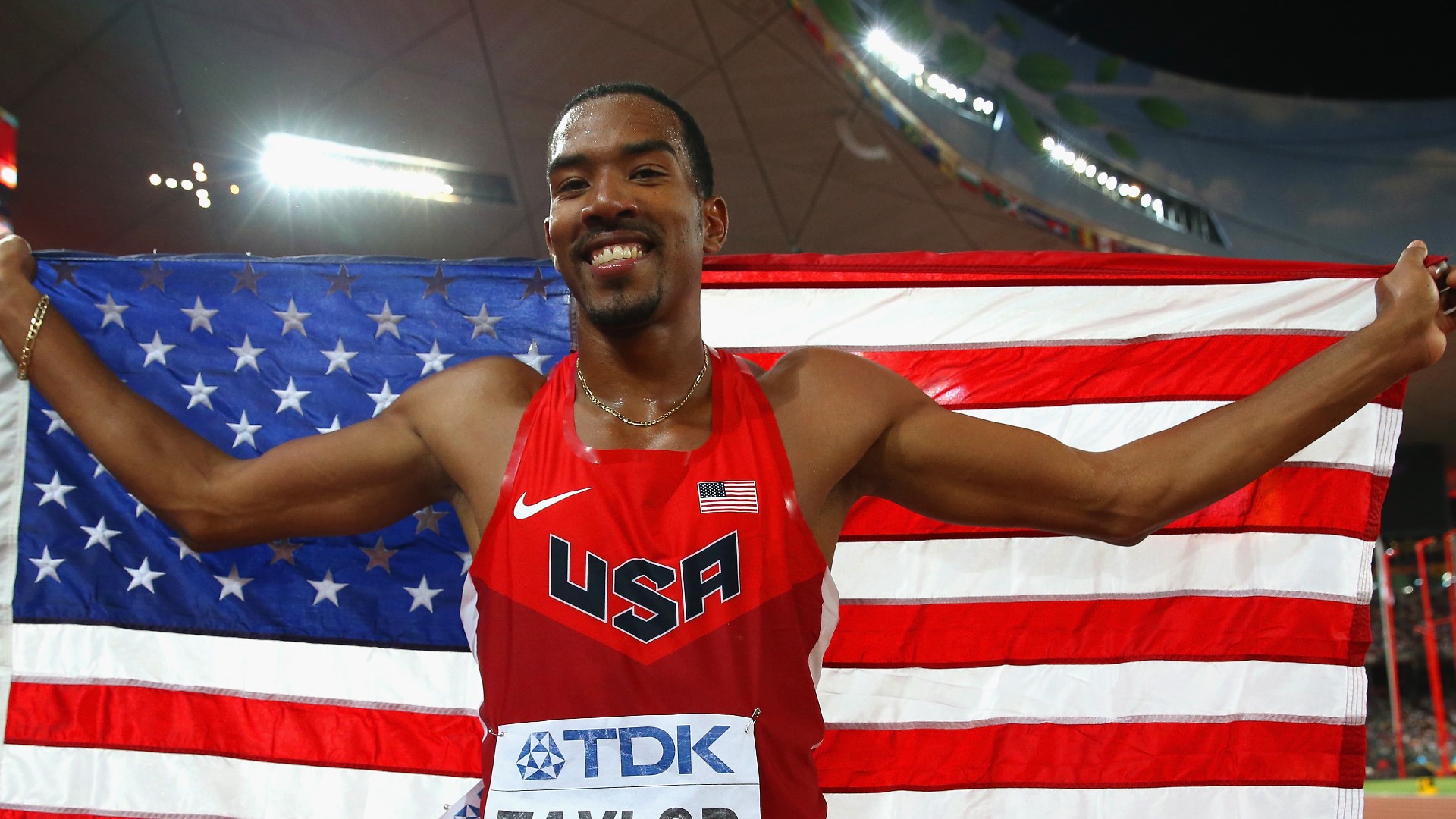 Christian Taylor goes back to old stomping ground to share his Olympic ...