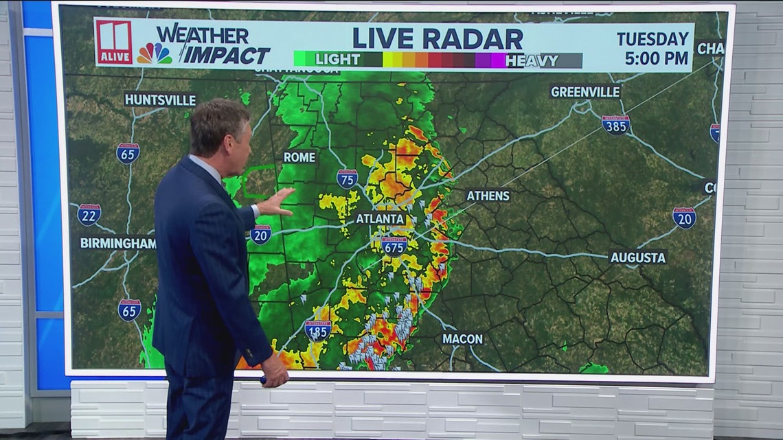 Tracking storms through metro Atlanta | Team weather coverage | 11alive.com