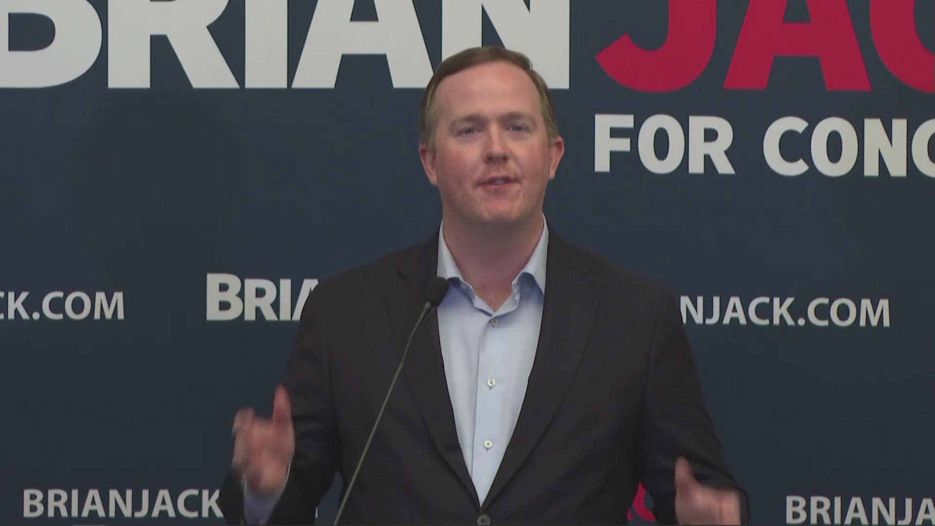 Brian Jack gives speech after winning Georgia primary runoff | 11alive.com