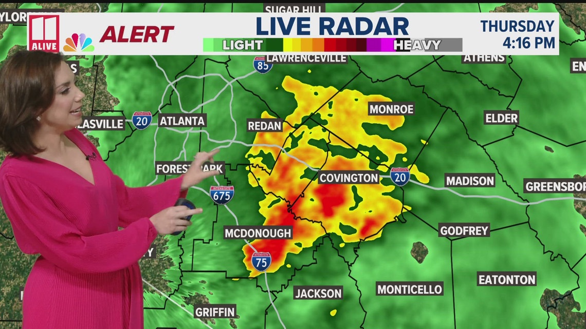 Tracking heavy rain, storms after tornado warning expires in Henry ...