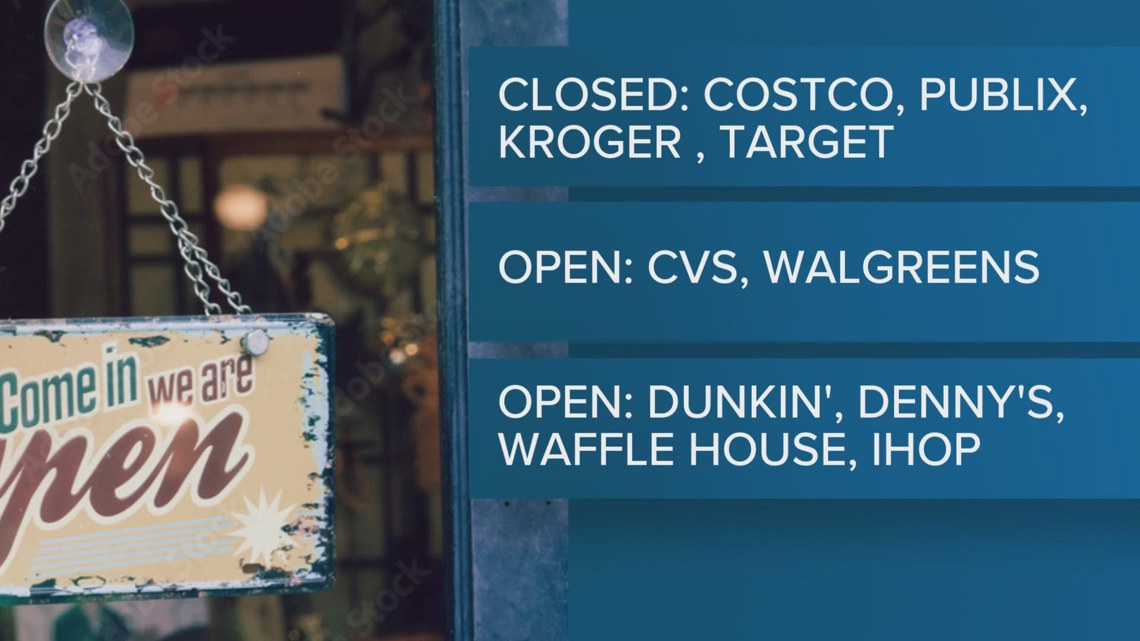 What's open on Christmas Day | 11alive.com