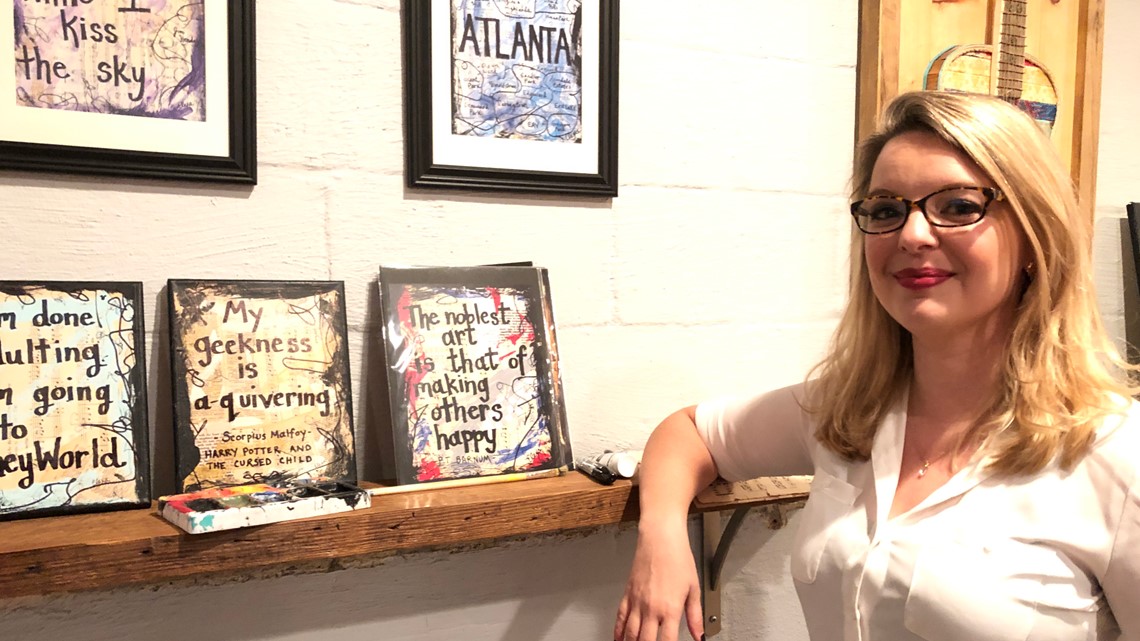 East Atlanta discarded sheet music artist: Elexa Bancroft | 11alive.com