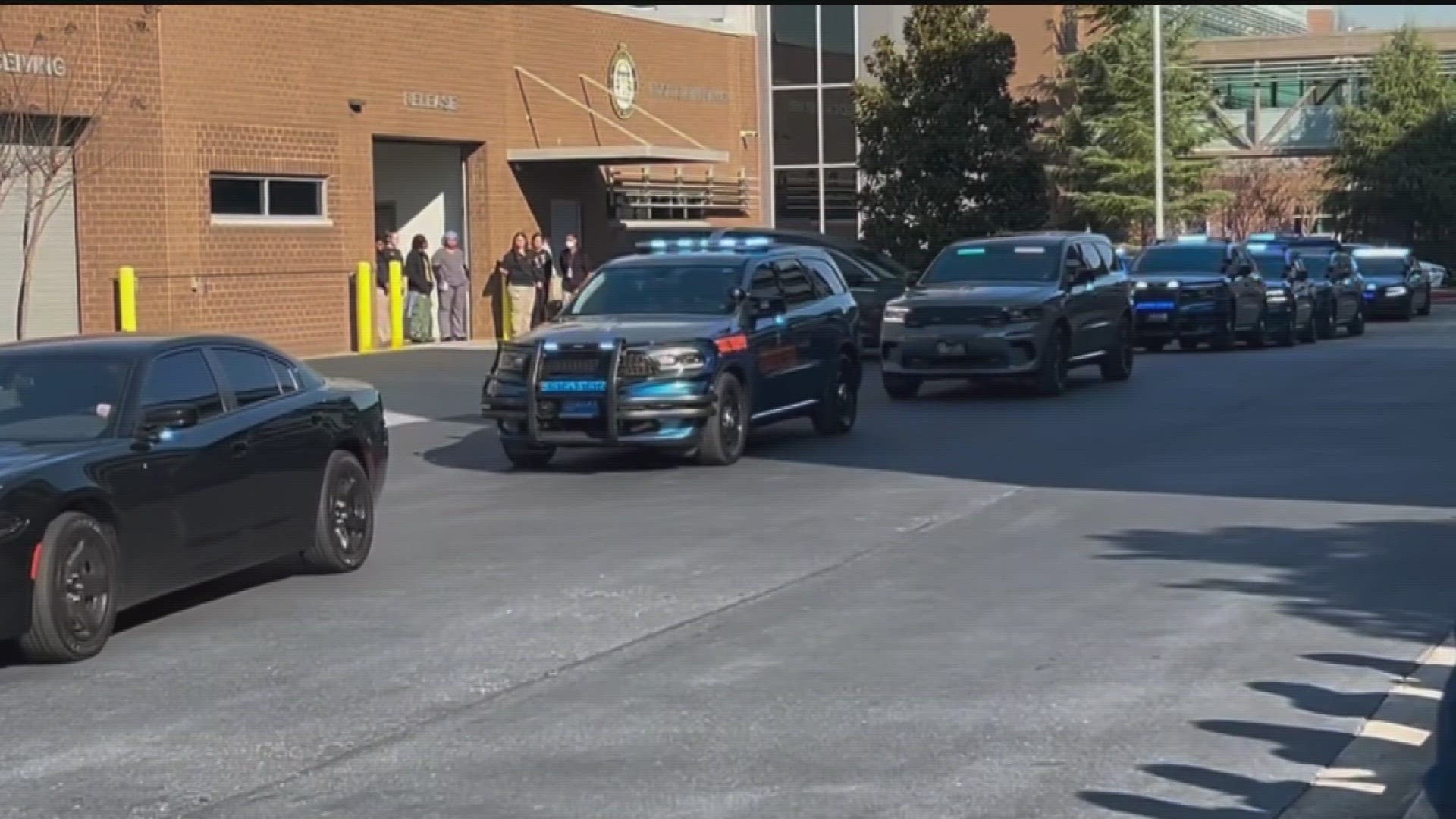 Procession held for Georgia trooper killed in line of duty | 11alive.com