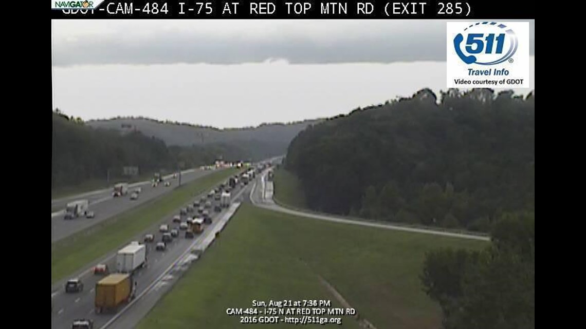 GDOT: Nearly 30 vehicles involved in I-75 accident | 11alive.com