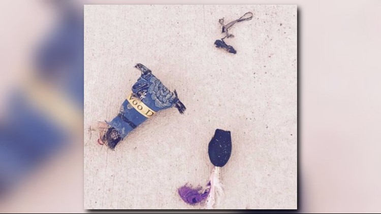 Headless voodoo doll found outside Ga. police station | 11alive.com