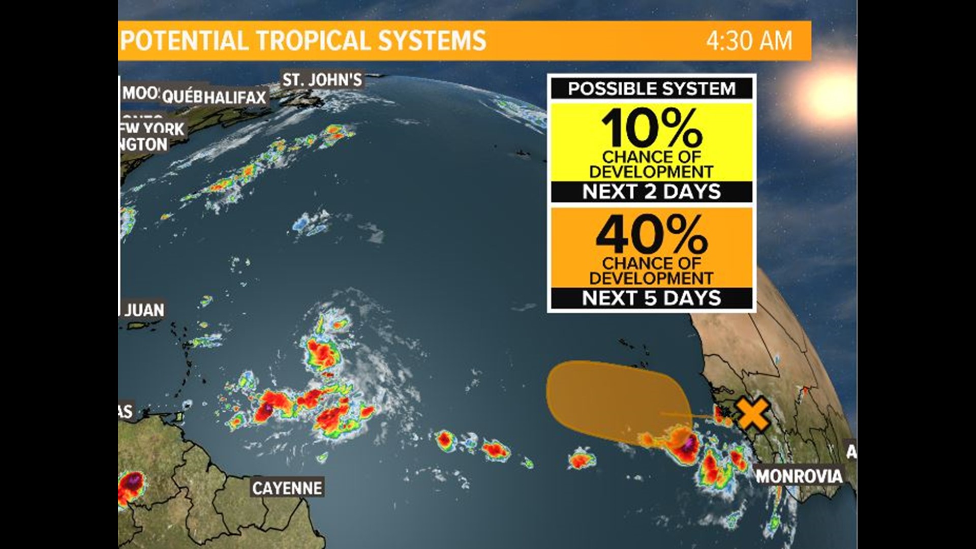 Tracking the tropics: Potential systems in the Atlantic | 11alive.com