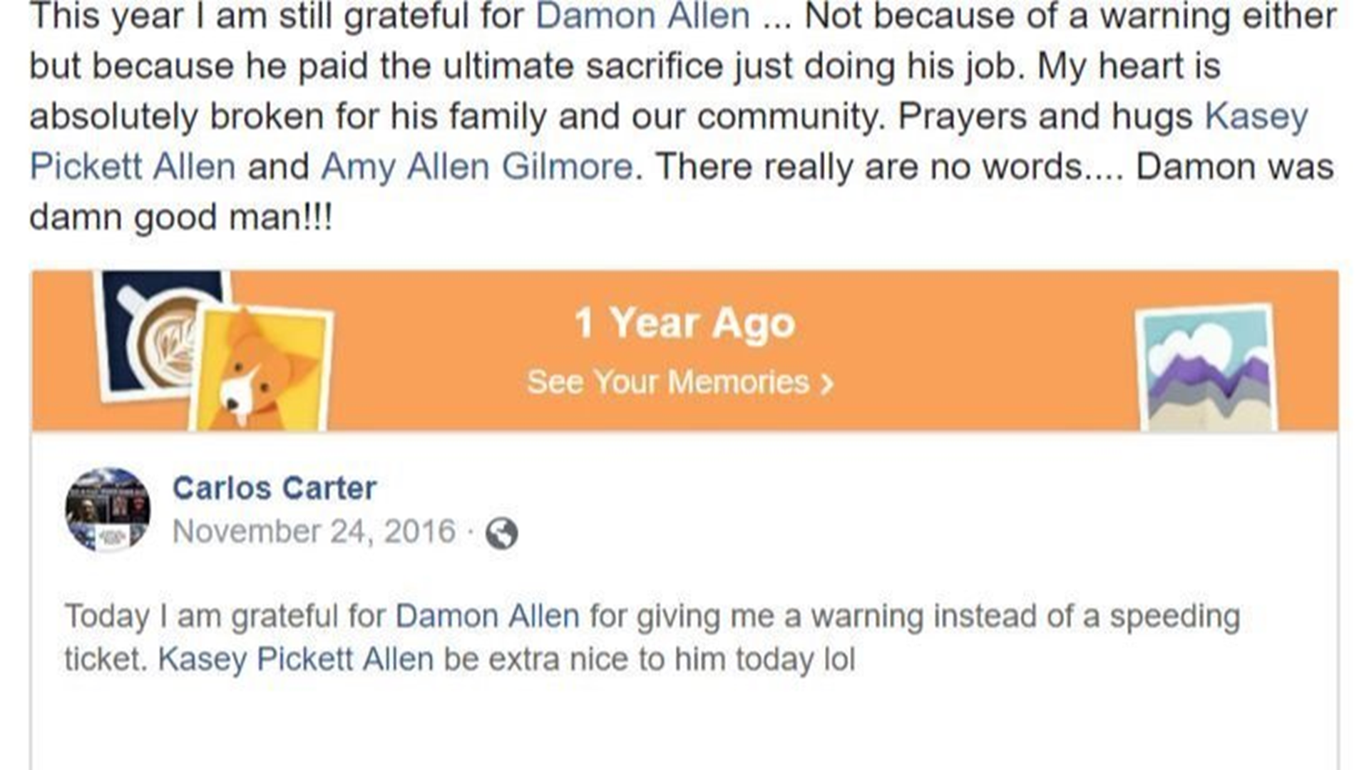Slain Texas trooper Damon Allen remembered in hometown of Mexia ...