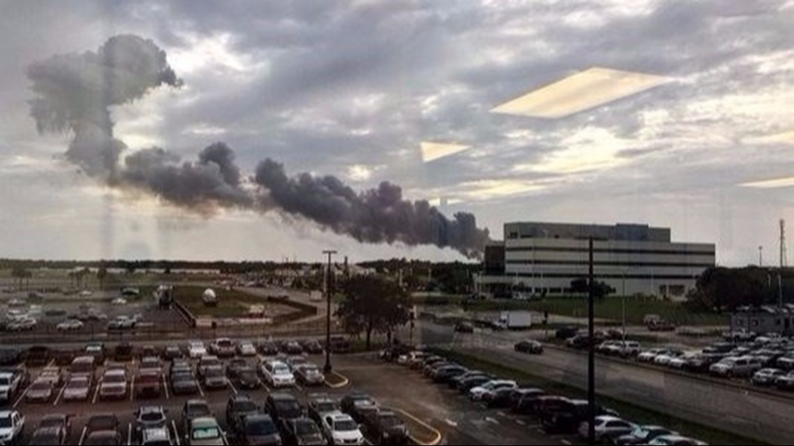 SpaceX Falcon 9 exploded on its launchpad this morning | 11alive.com