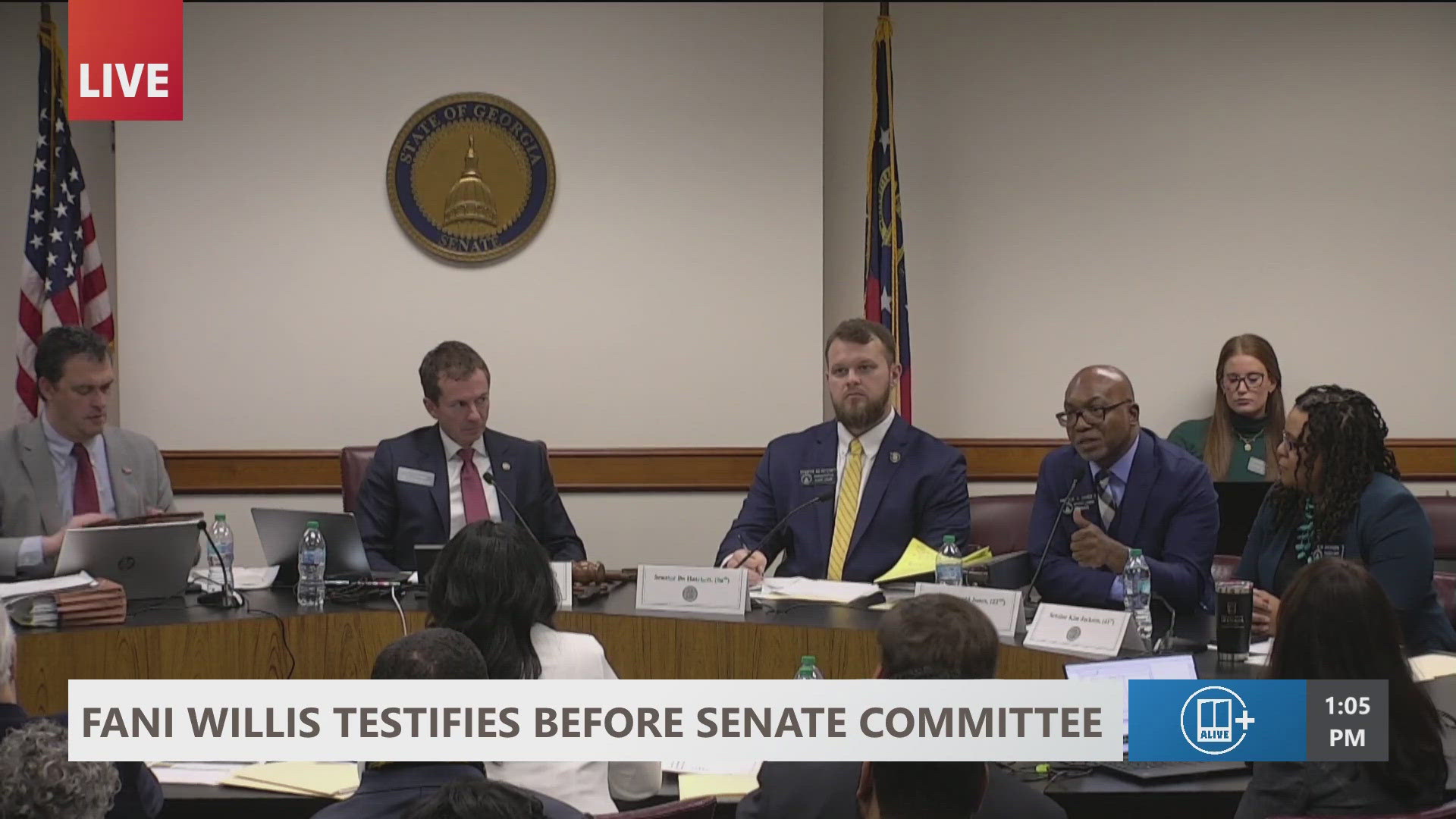 Re-watch | Fulton County DA Fani Willis testifies before State Senate ...