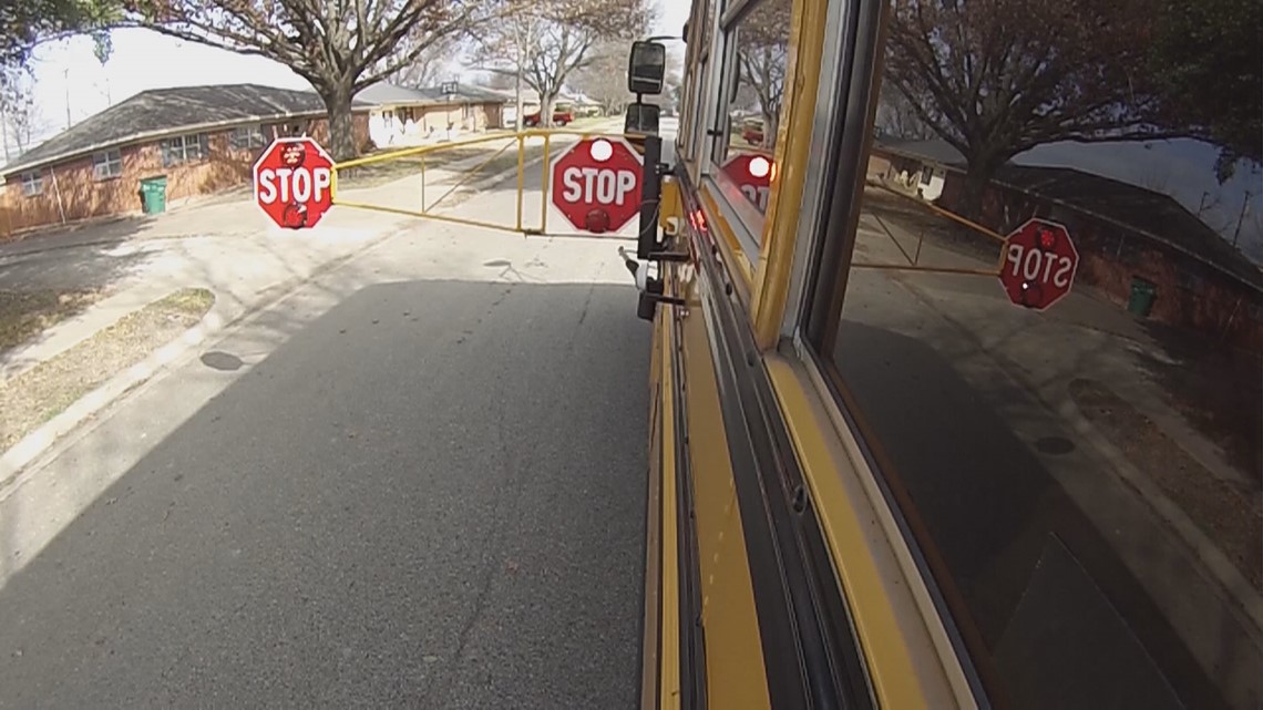 Texas district's longer stop sign on school buses draw attention ...