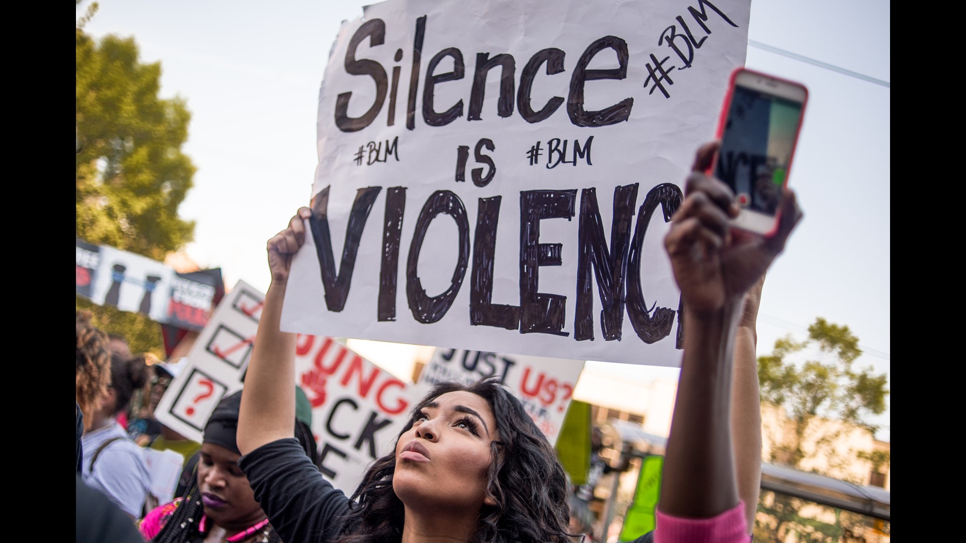 Captivating photos of Charlotte protests | 11alive.com