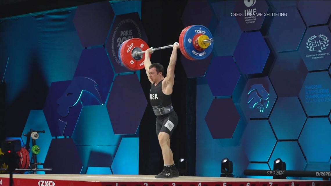 Olympic weightlifter from Marietta Hampton Morris new records | 11alive.com