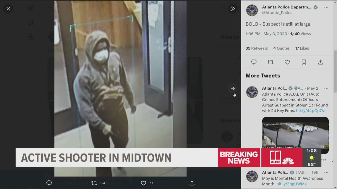 Photo of active shooter suspect release by police, multiple people ...