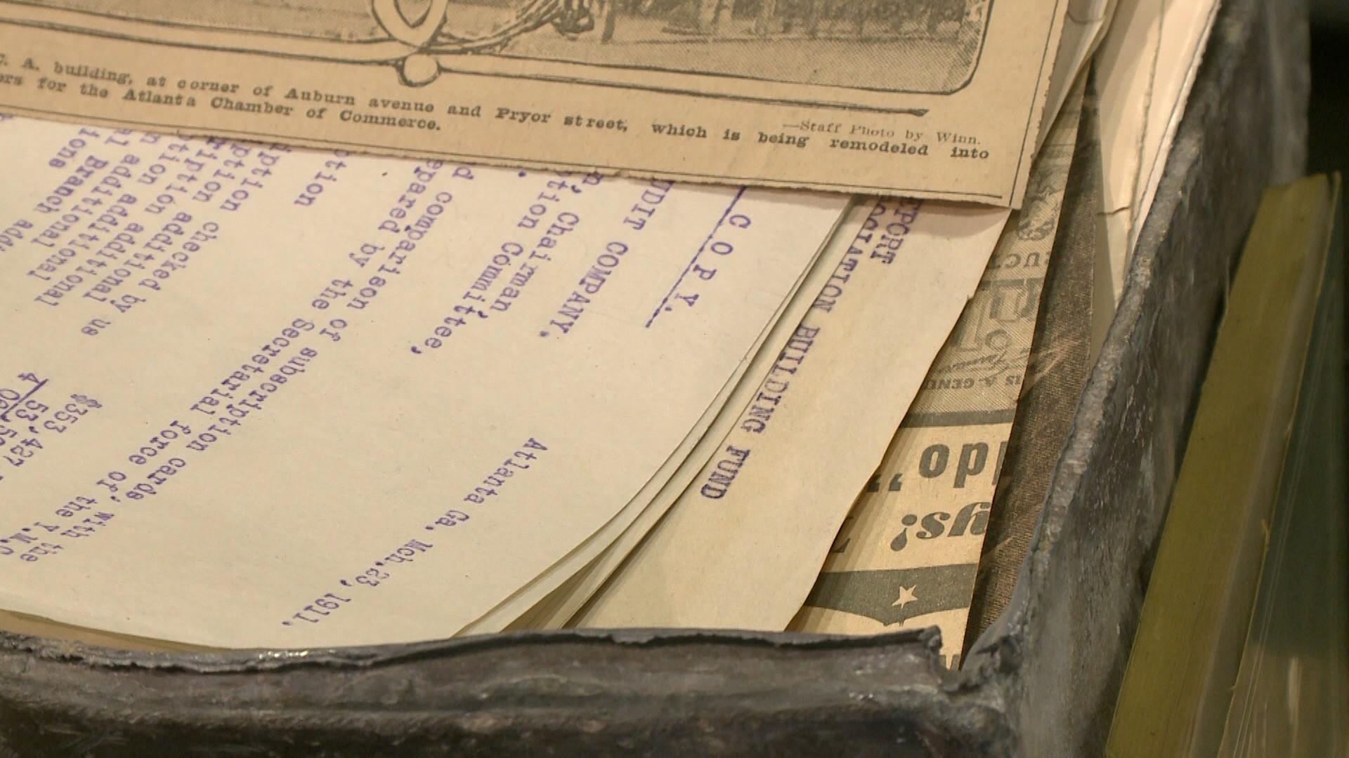 Look inside 1800s time capsules discovered at Atlanta YMCA | 11alive.com