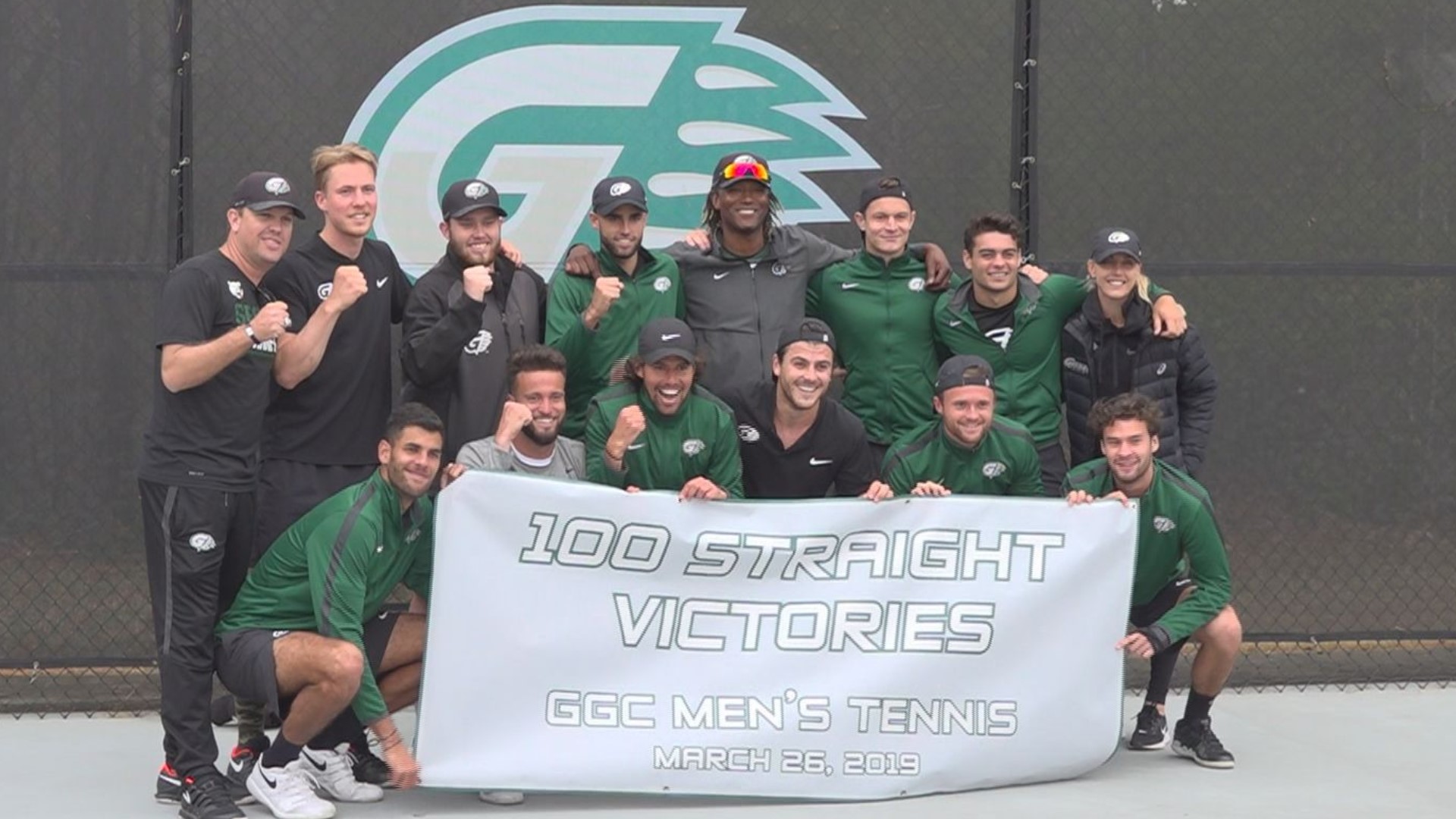 GGC Men's tennis wins 100 matches in a row | 11alive.com