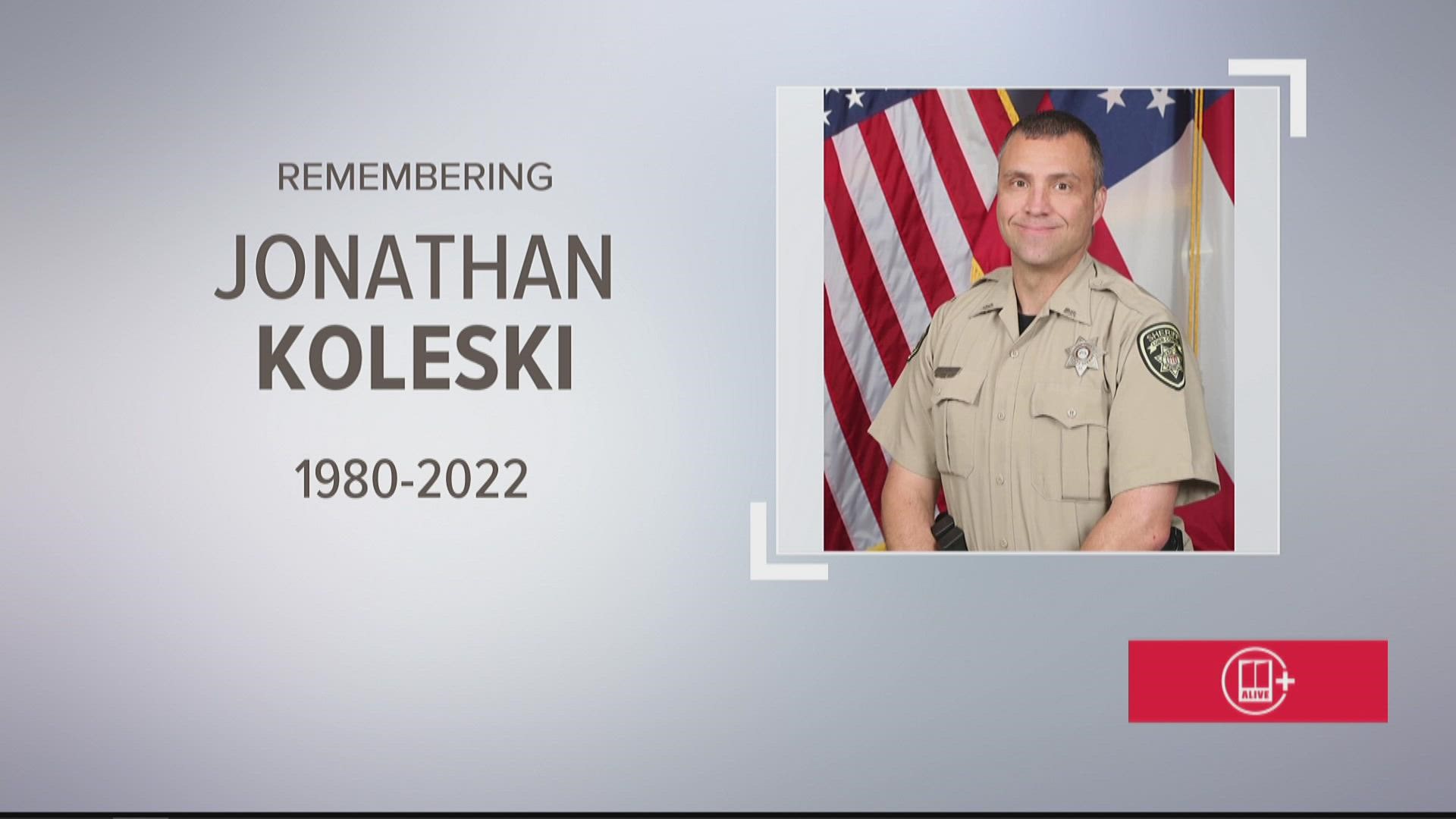 Procession for fallen Cobb County deputy Jonathan Koleski | Special ...
