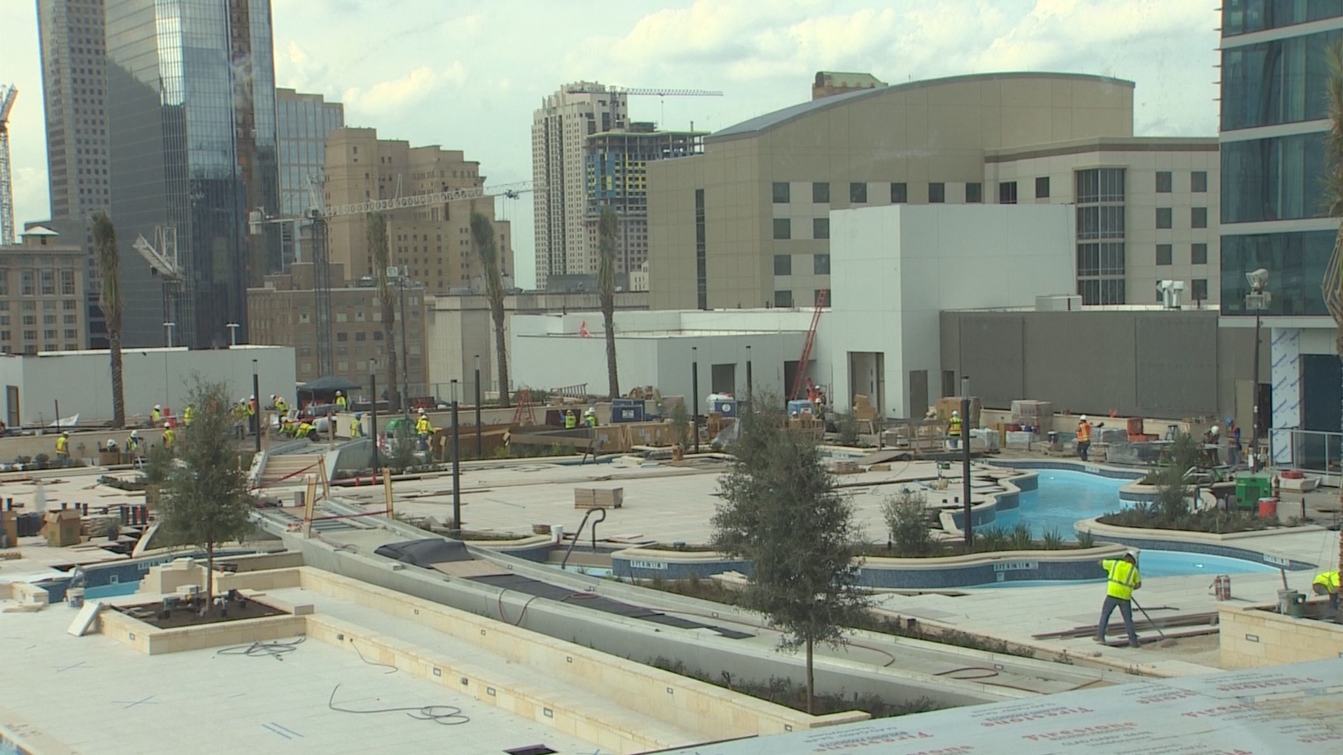 Photos: Texas-shaped lazy river in downtown Houston | 11alive.com