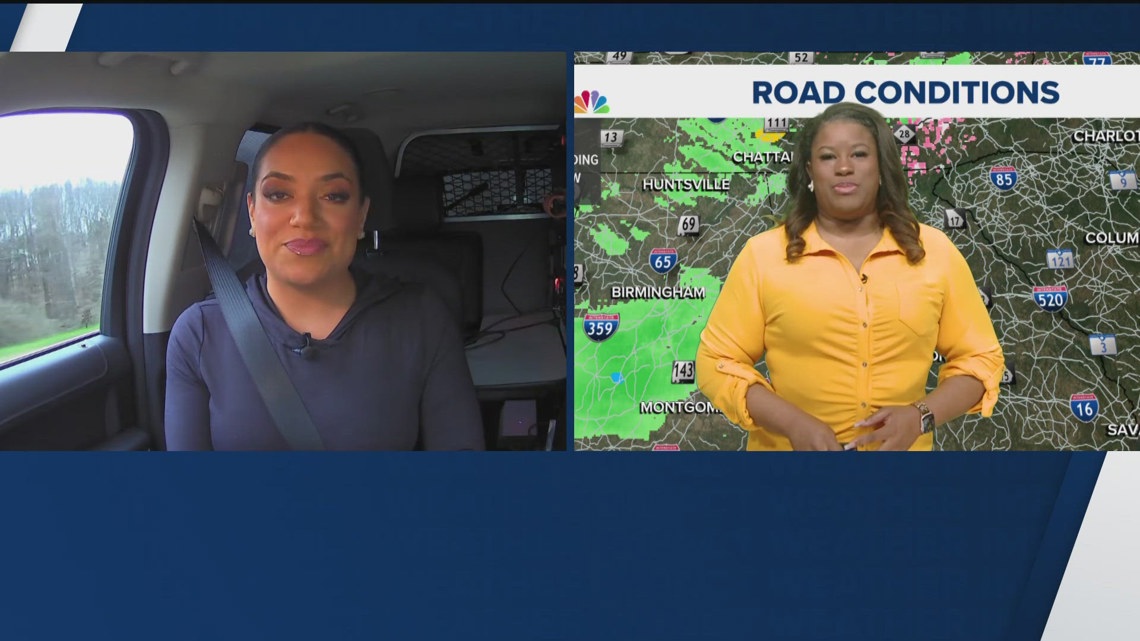 Monitoring roads in north Georgia as chance for snow flurries gets ...