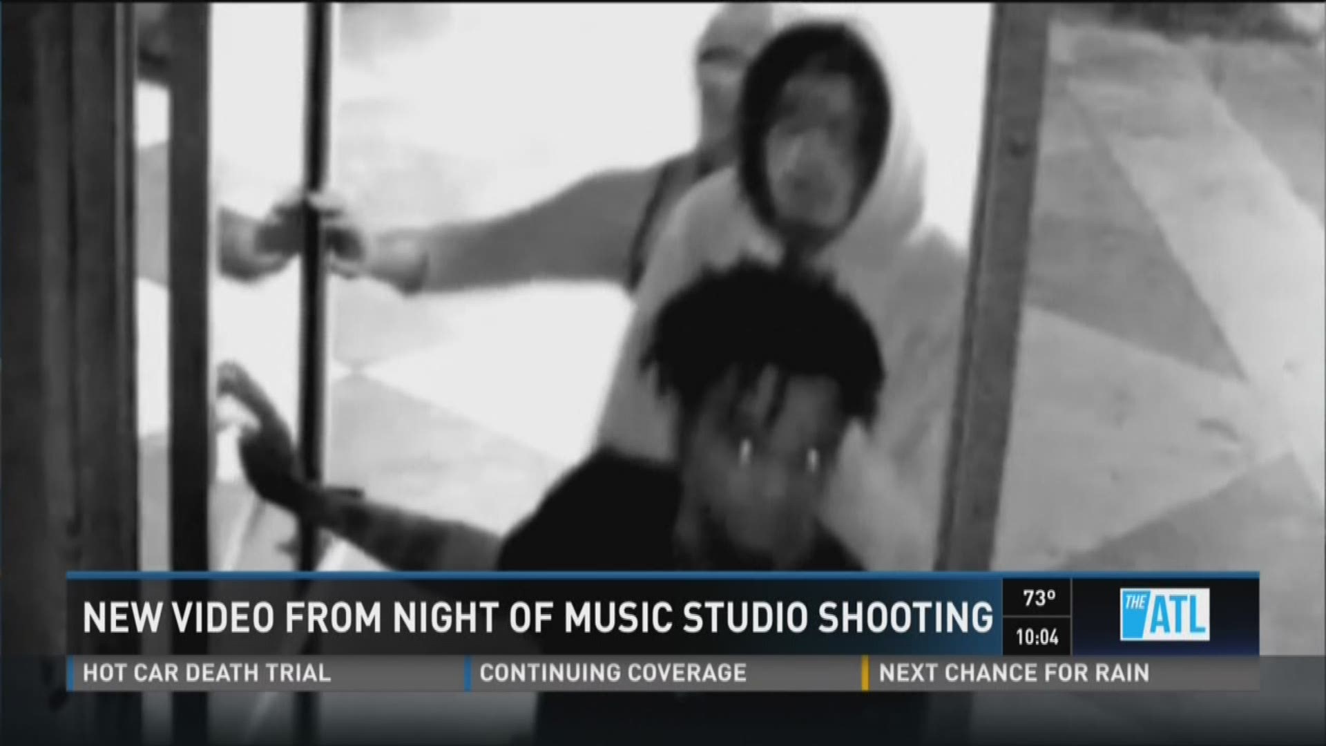 Surveillance video catches suspects right before recording studio ...
