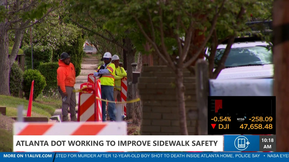Atlanta DOT works to improve sidewalk safety | 11alive.com