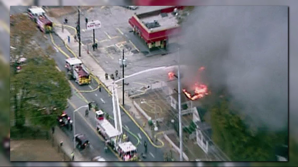 PHOTOS: Downtown Atlanta house fire | 11alive.com
