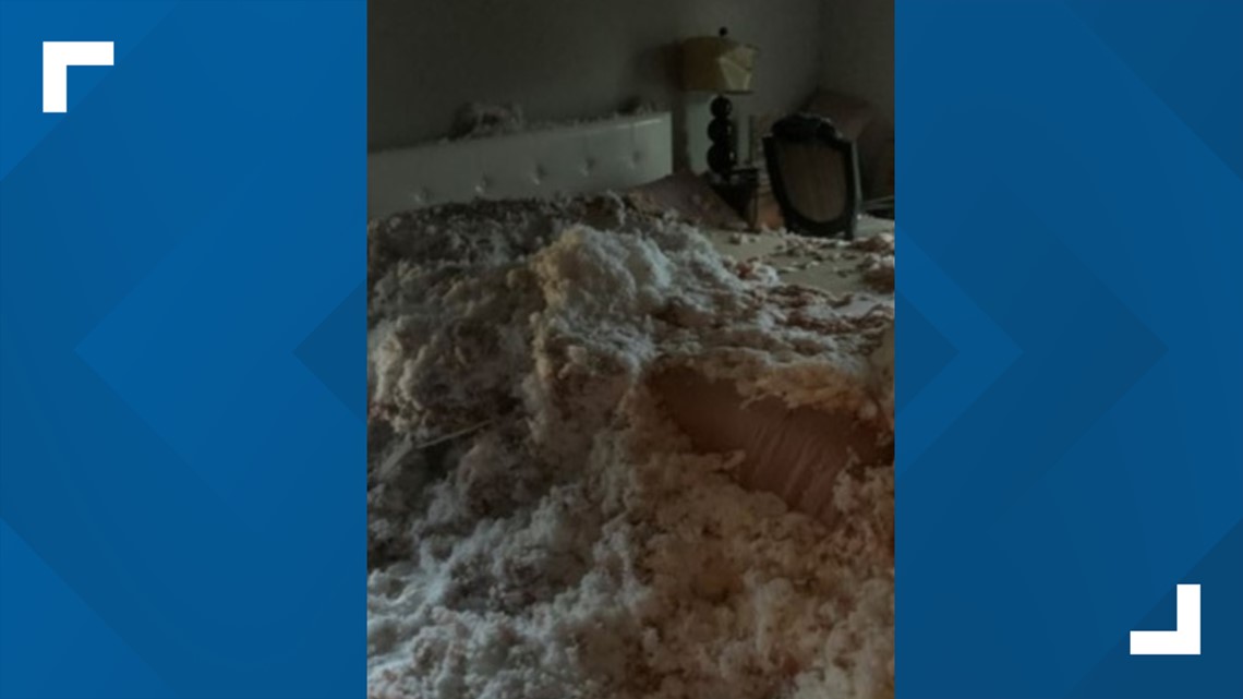 Family feels stuck, helpless after roof caves amid coronavirus ...