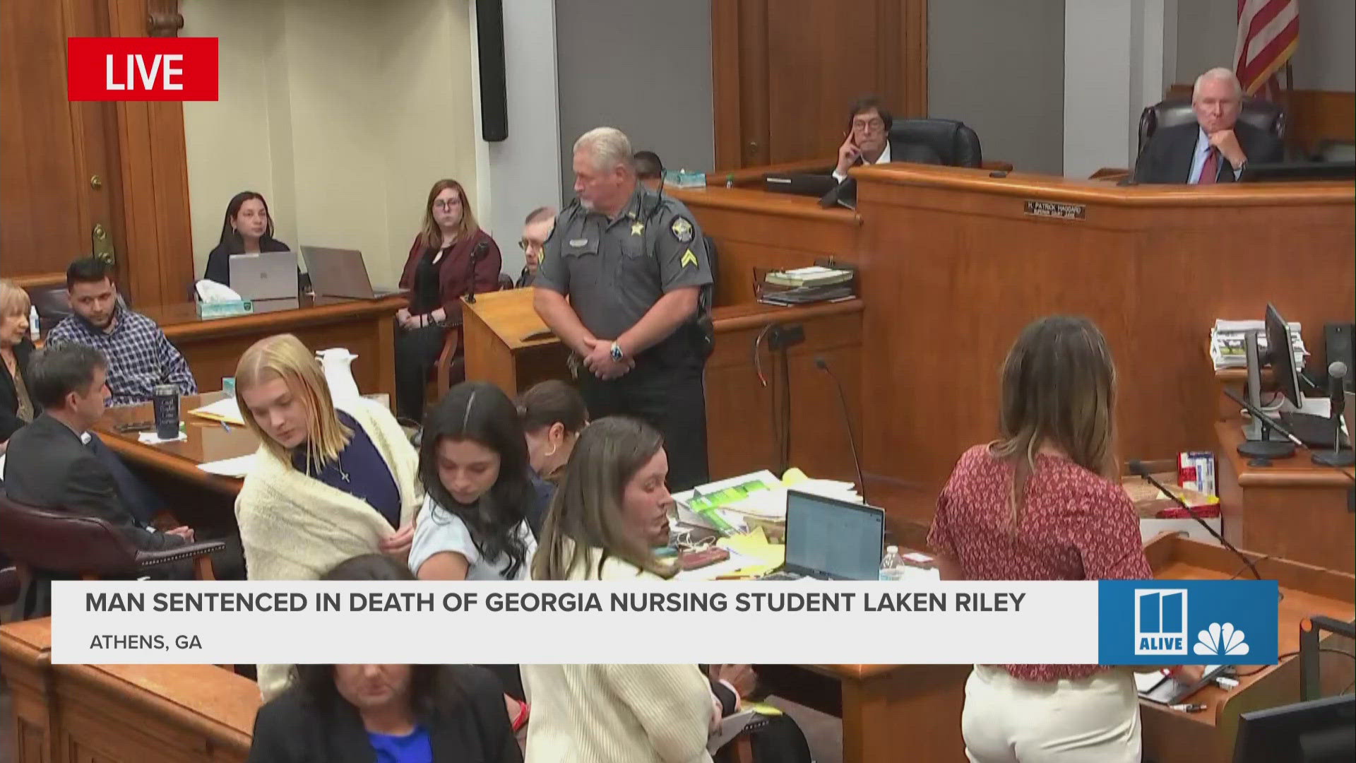 Laken Riley's roommate Connolly Huth speaks before sentencing of ...