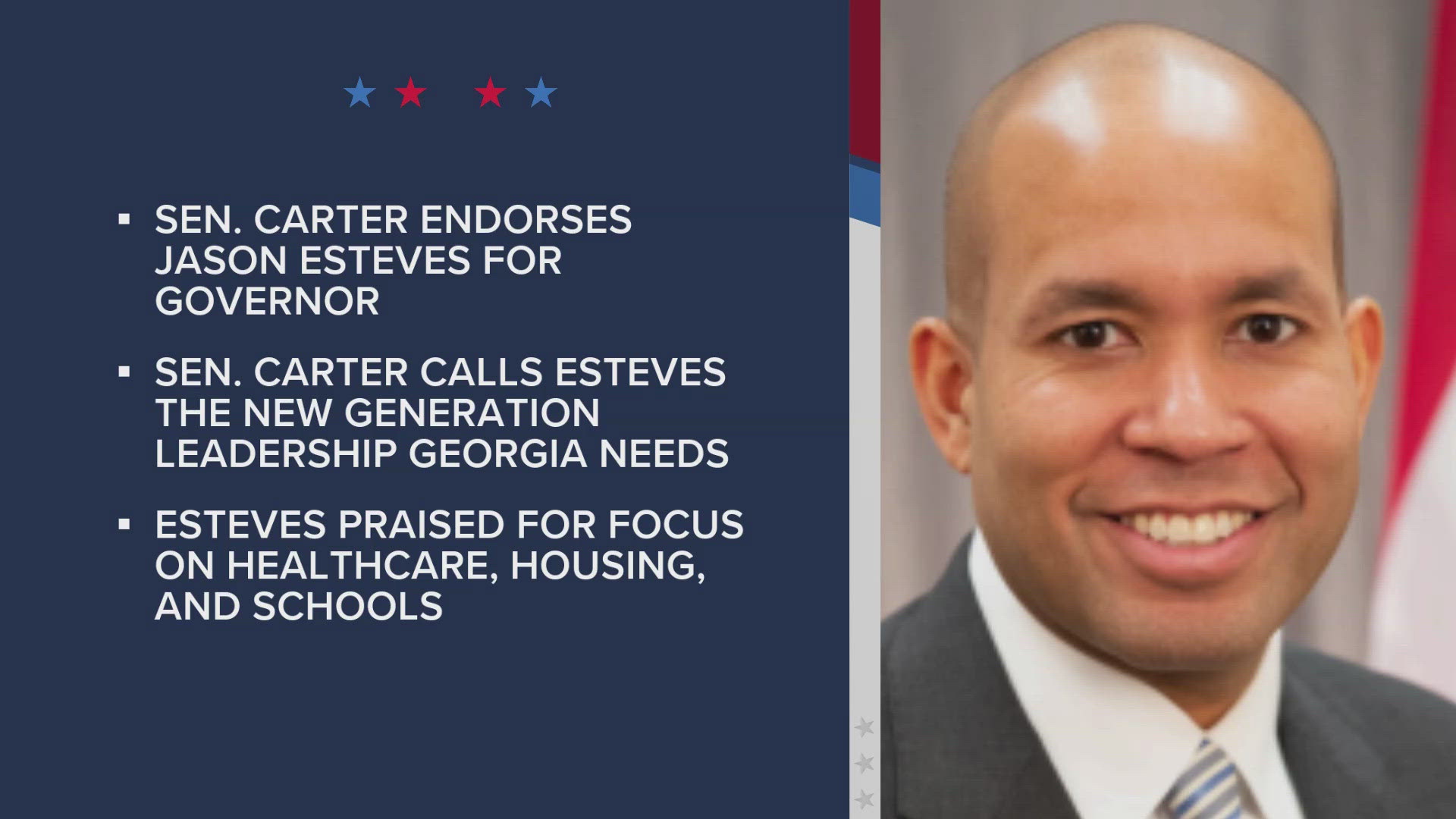 President Jimmy Carter's grandson endorses Jason Esteves for Georgia ...