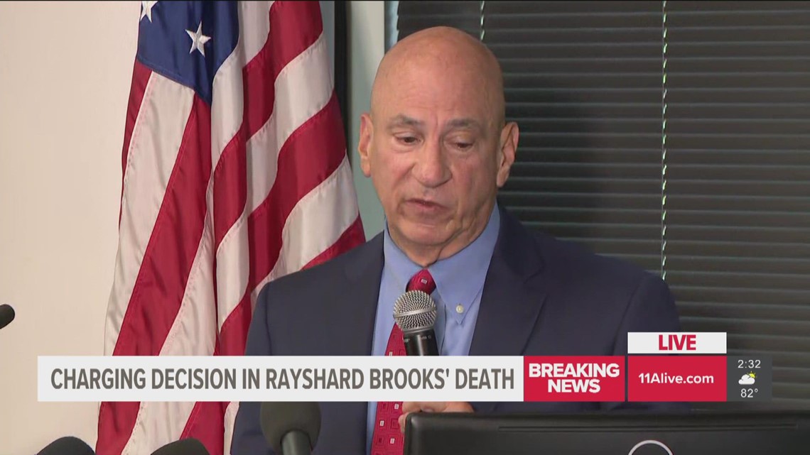 Prosecutor goes over Rayshard Brooks autopsy report | 11alive.com Prosecutor goes over Rayshard Brooks autopsy report | 11alive.com