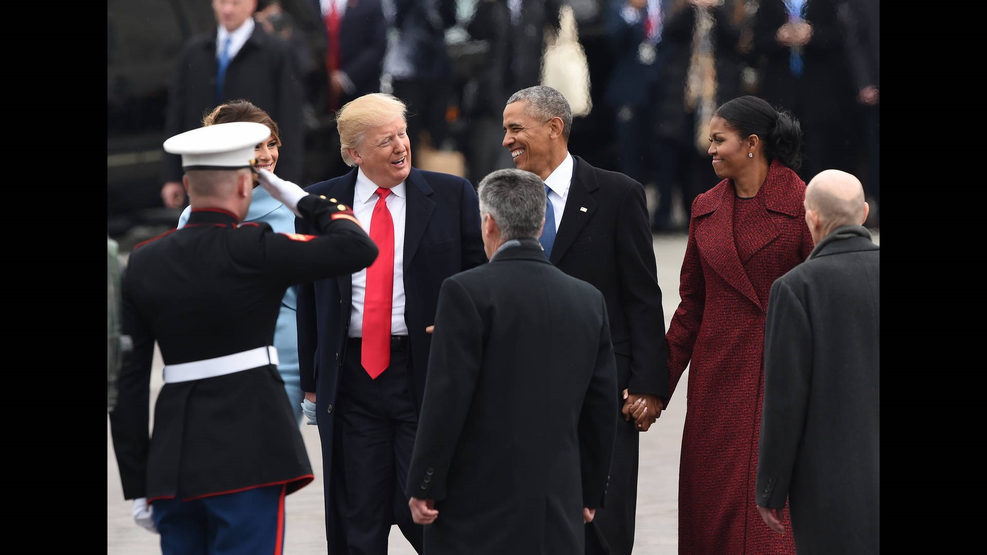 PHOTOS: The Obamas and the Trumps | 11alive.com