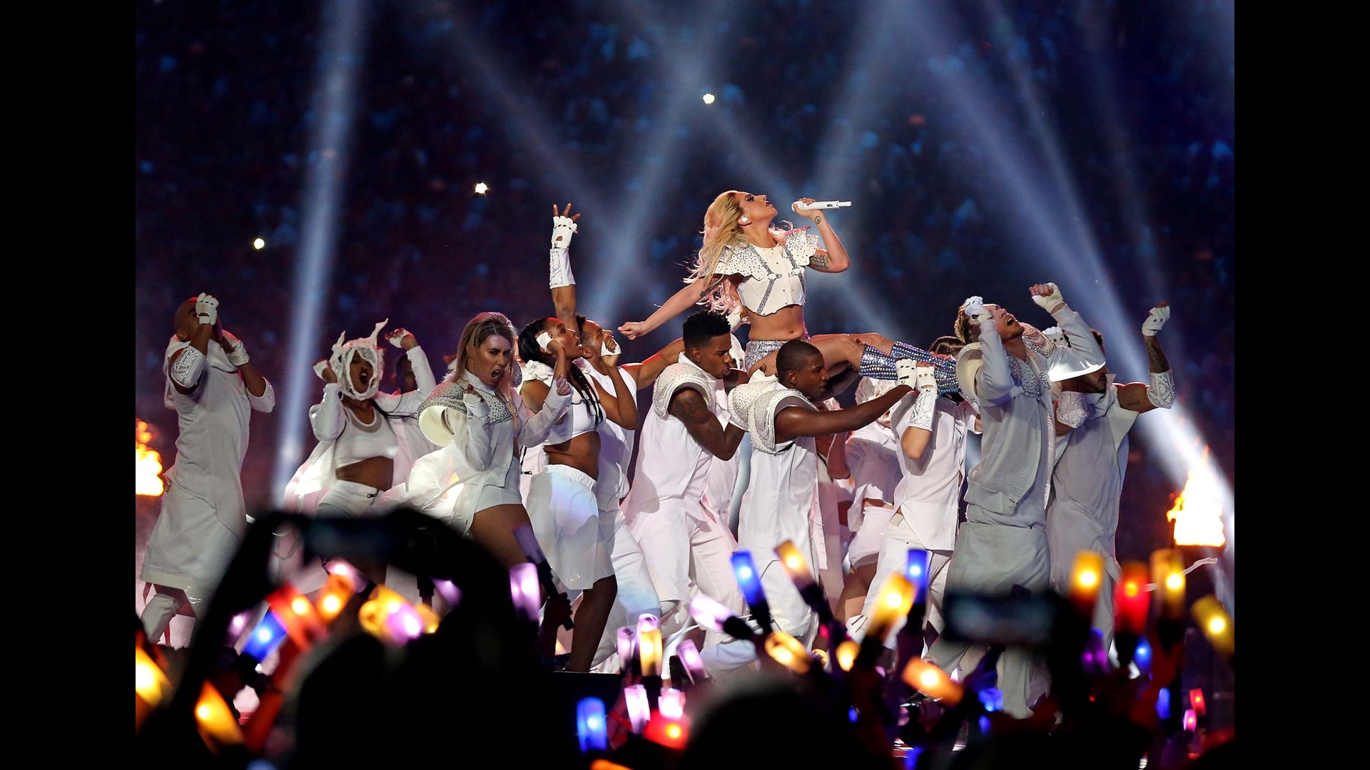 Hidden messages in Lady Gaga's Super Bowl performance | 11alive.com