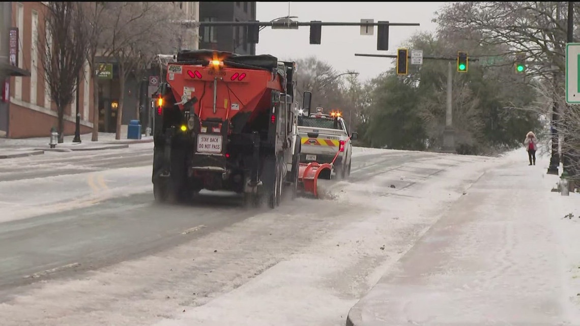 Wet, slushie roads bring risk of refreezing overnight in Athens-Clarke ...