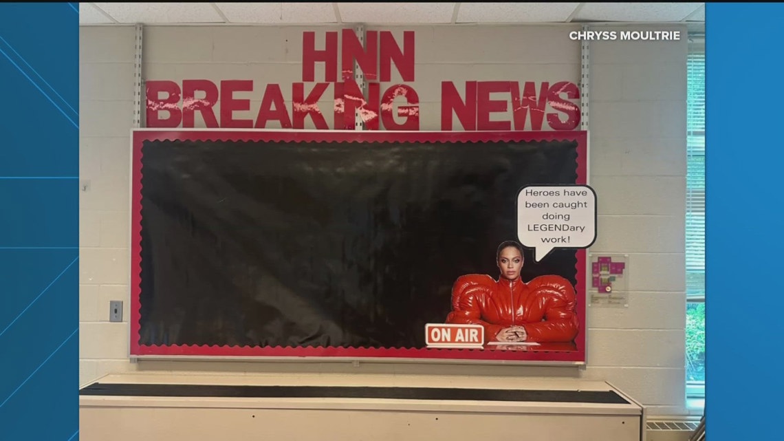 Atlanta teacher brings Beyoncé vibes to classroom décor | 11alive.com