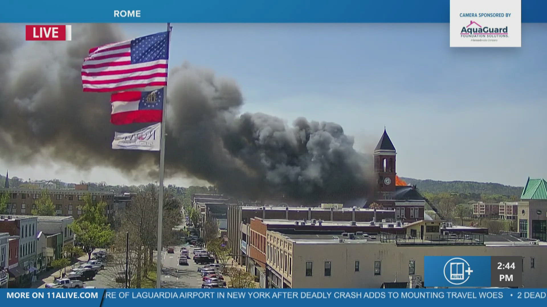 Flames reported at Rome courthouse | 11alive.com