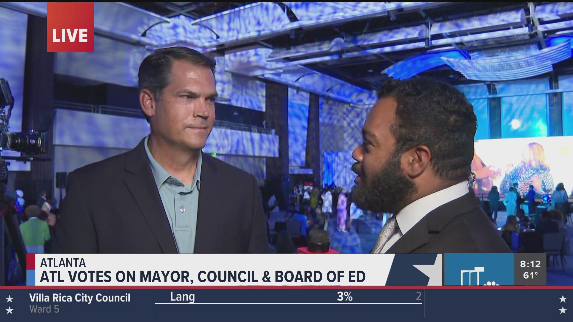 Geoff Duncan at Atlanta Mayor Andre Dickens' watch party: He's done an ...