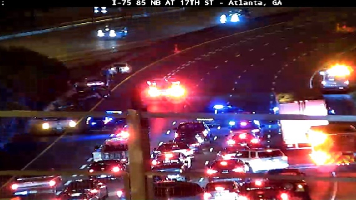 Atlanta traffic I 75 South wreck in Marietta | Midtown backup | 11alive.com