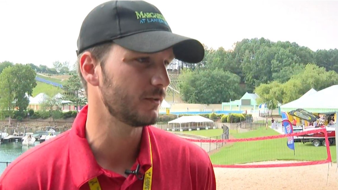 Kyle Zimmerman Lake Lanier worker given award for heroism | 11alive.com