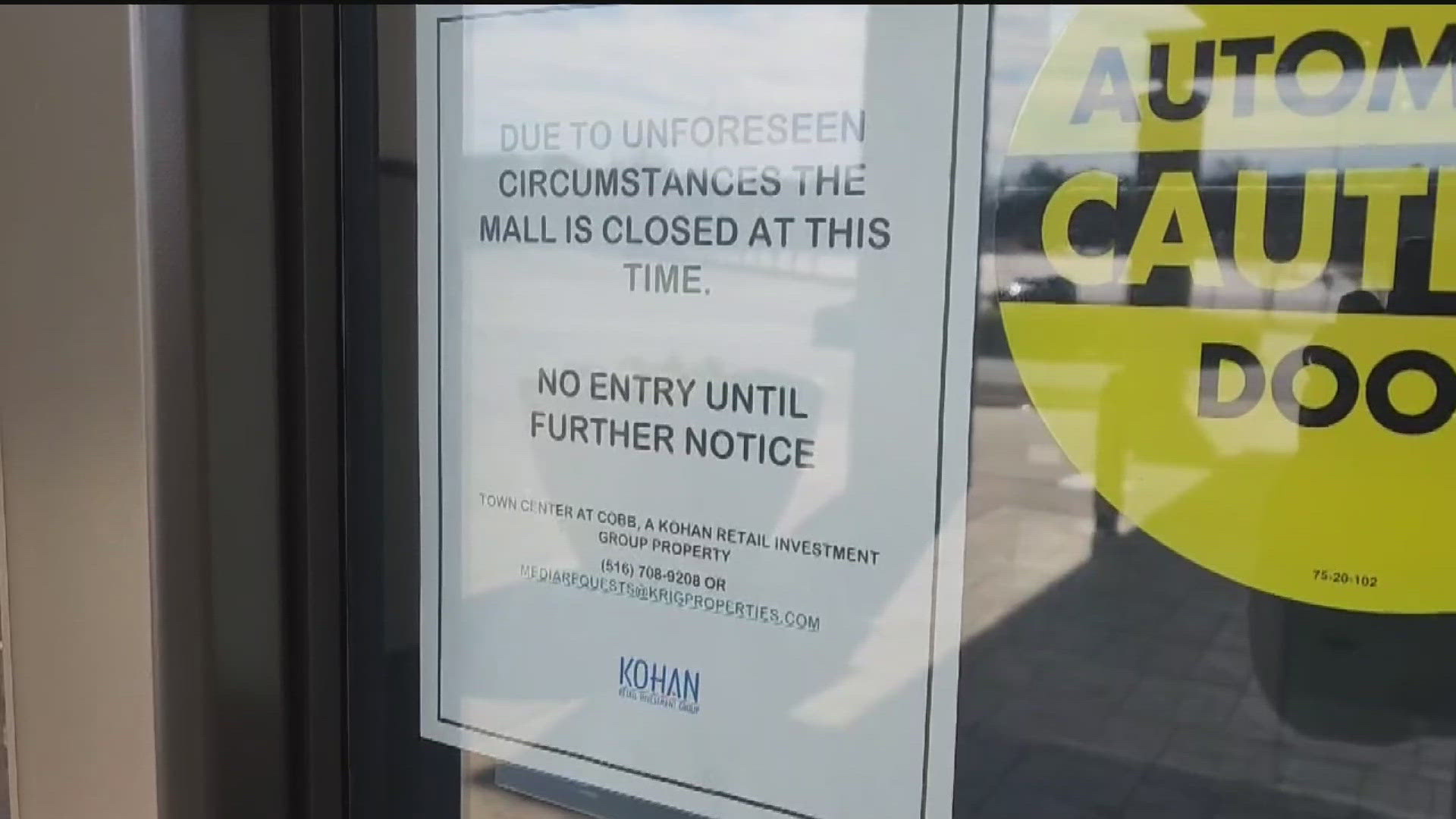 Why is Town Center Mall in Cobb County closed | 11alive.com