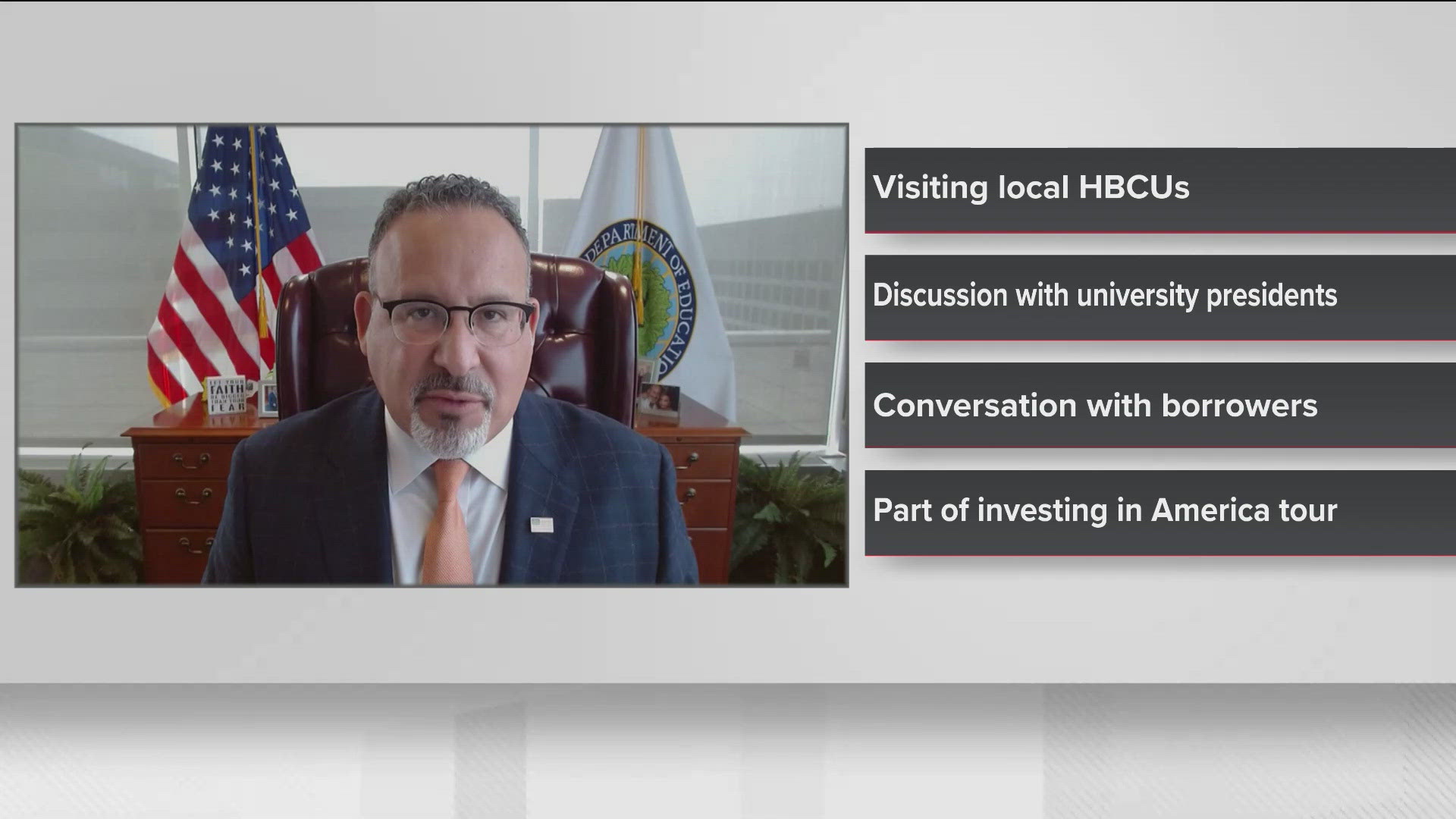 Secretary of Education Cardona visiting Atlanta today | 11alive.com