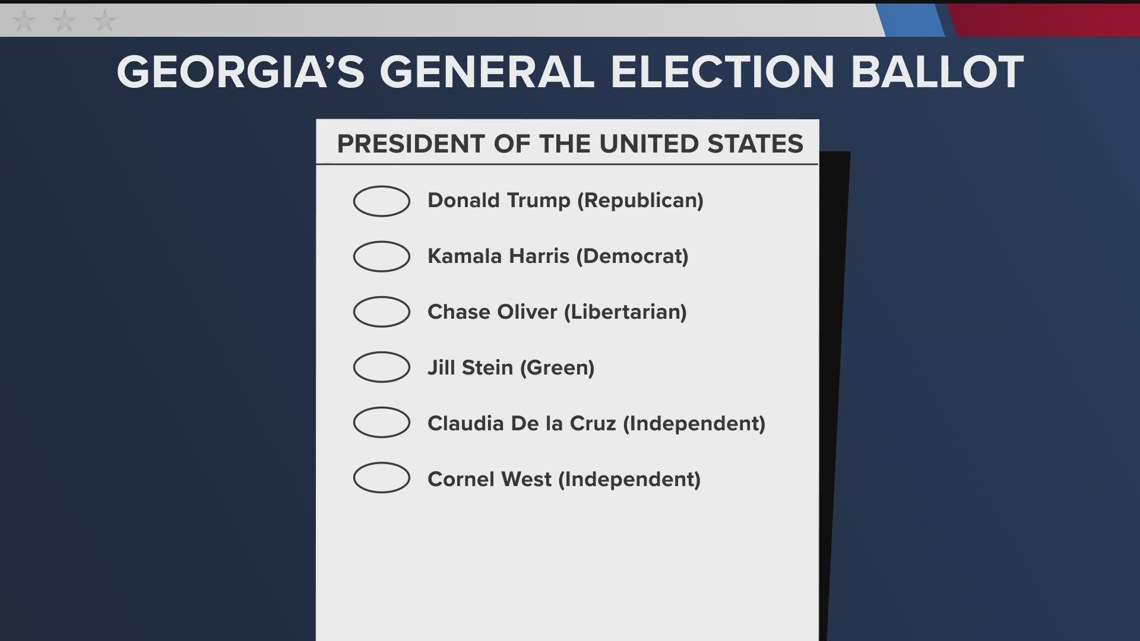 Here's who will appear on Georgia's ballot for the 2024 presidential ...