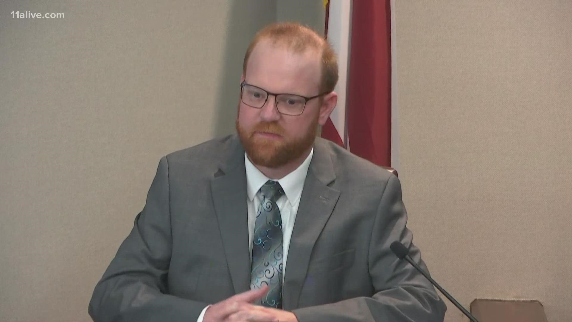 Travis McMichael speaks on his law enforcement, shotgun training in ...