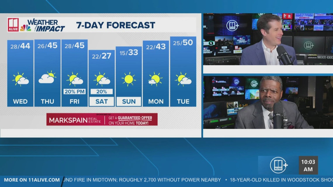 Chesley McNeal on Georgia weather forecast | 11alive.com