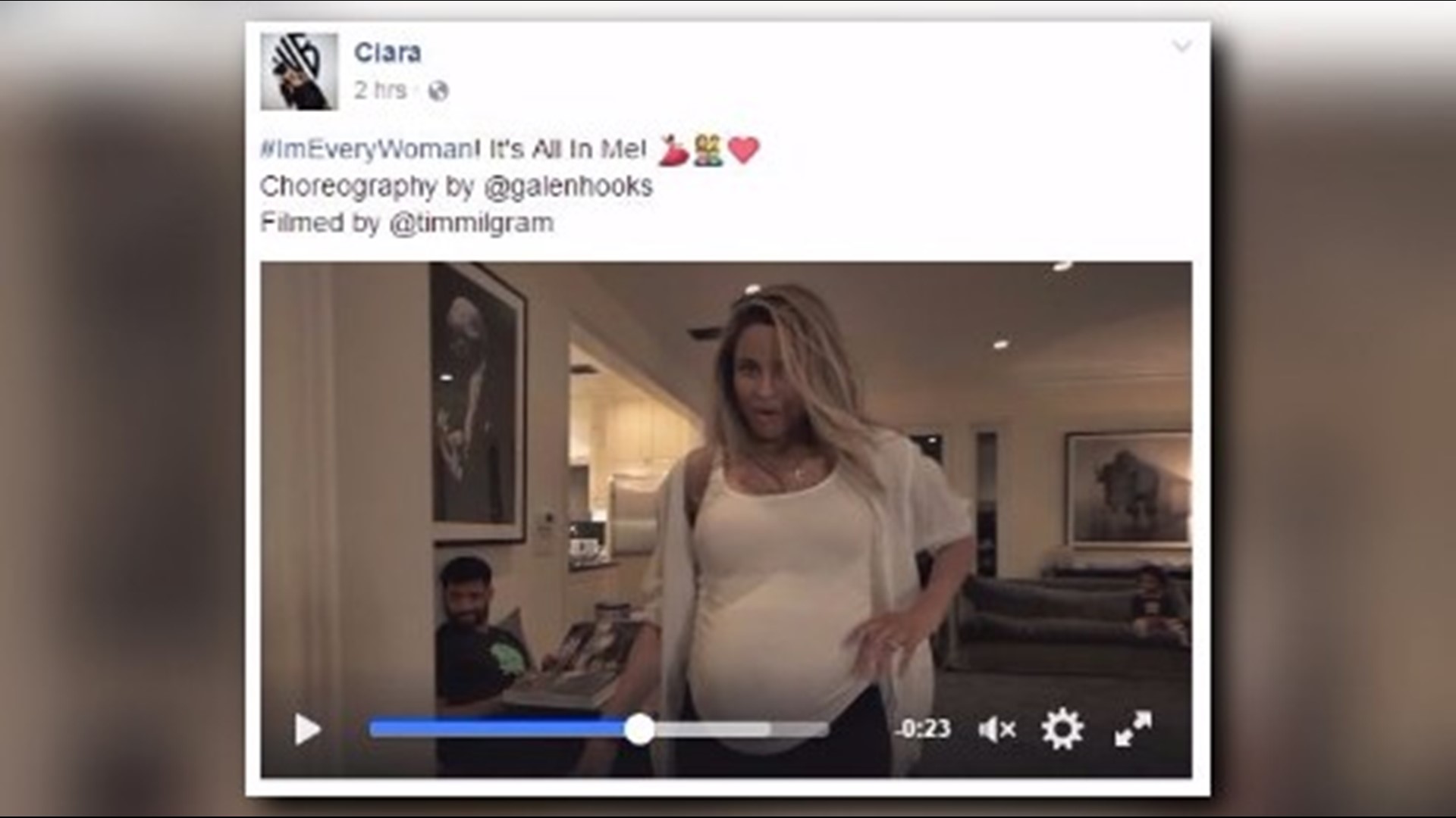 Ciara, baby bump celebrate Whitney Houston in music video | 11alive.com