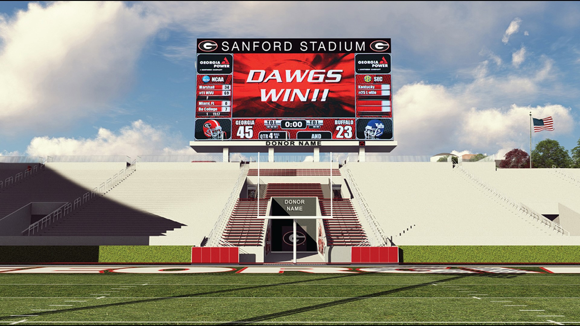 UGA approves $63 million in renovations to Sanford Stadium | 11alive.com