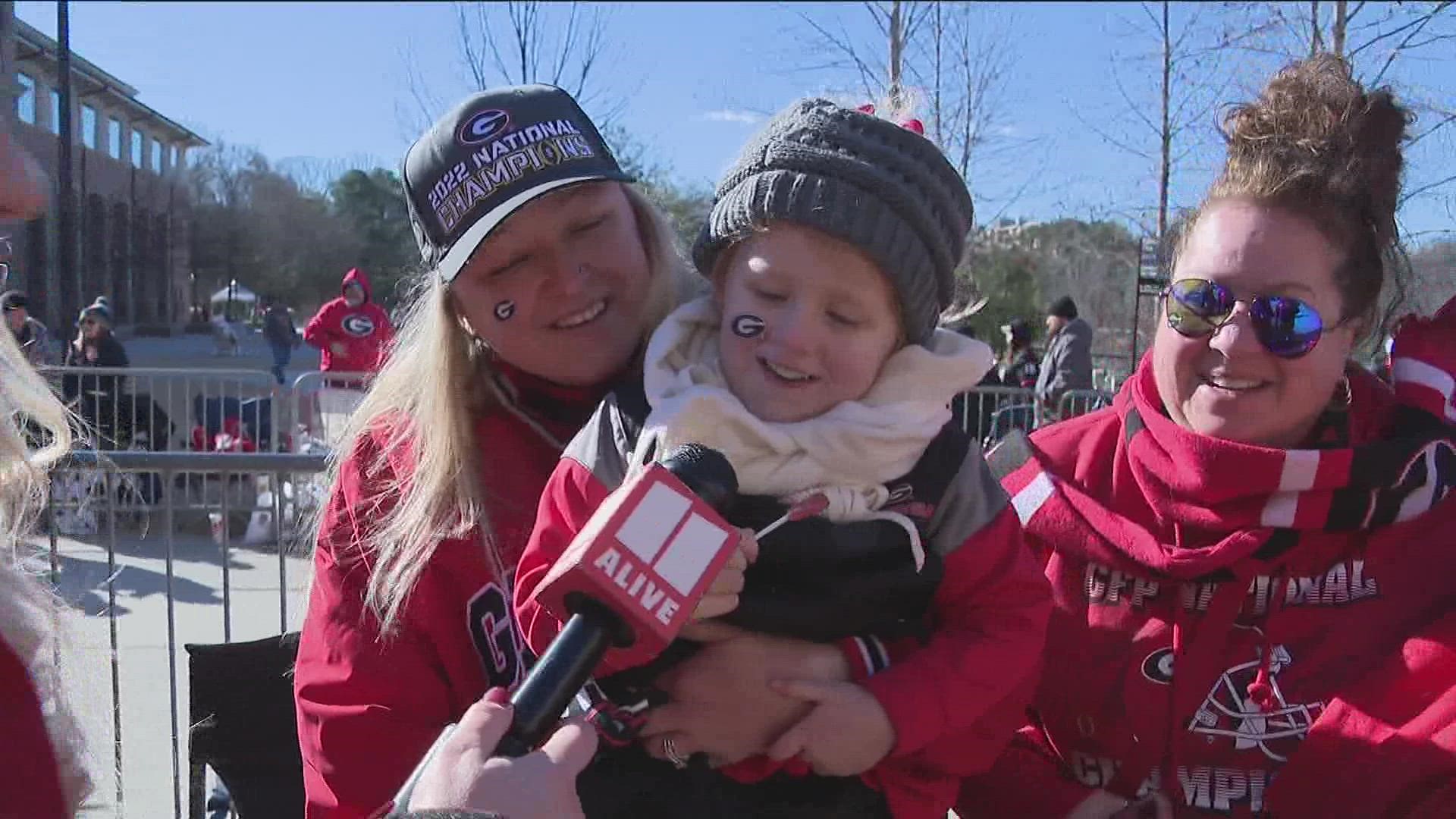 Fans celebrate UGA's back-to-back National Championship win | 11alive.com