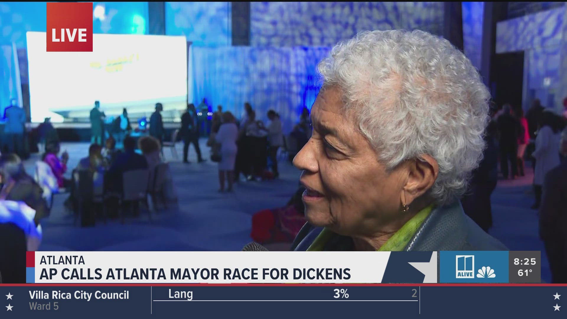 Former Atlanta Mayor Shirley Franklin reacts to Atlanta Mayor Andre ...