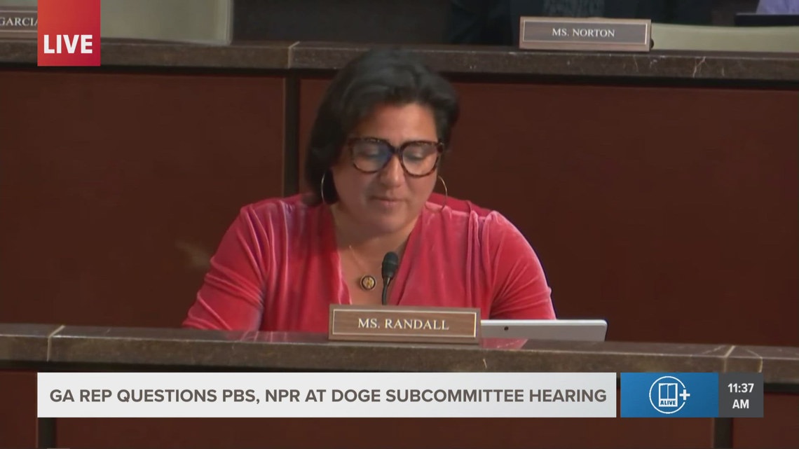 Washington Democrat speaks at DOGE hearing on NPR and PBS | 11alive.com